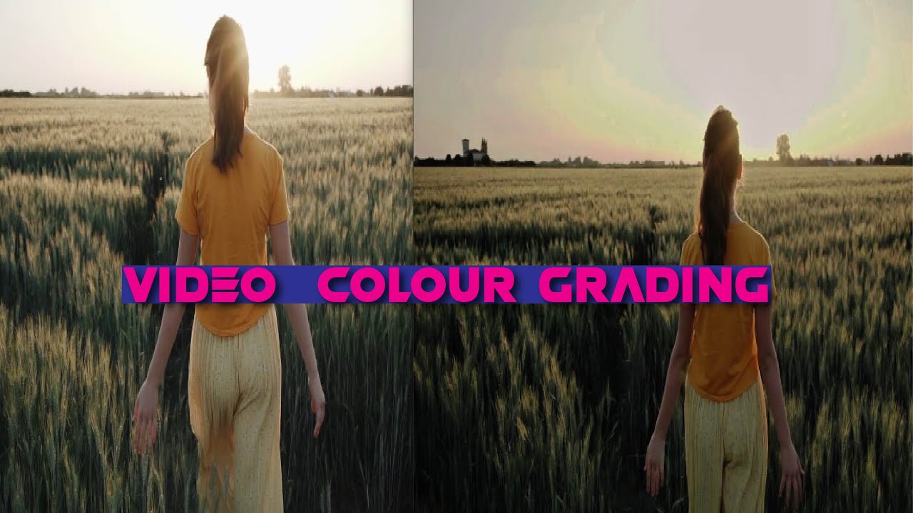 video colour grading - YouTube
