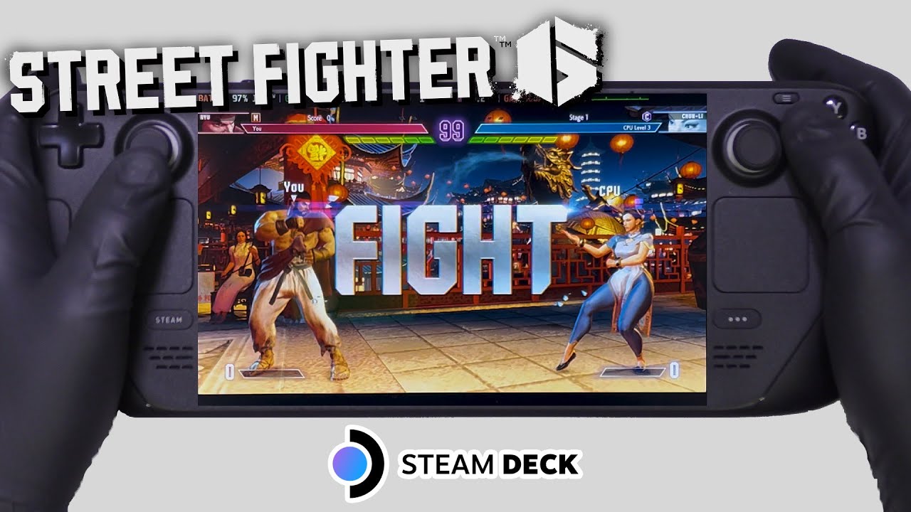 Street Fighter 6 | Steam Deck Gameplay | Steam OS | Launch Day Online ...