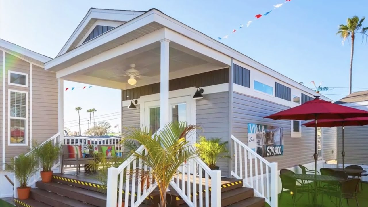 Absolutely Gorgeous Grand Park 1371D from Athens Park Model RVs - YouTube