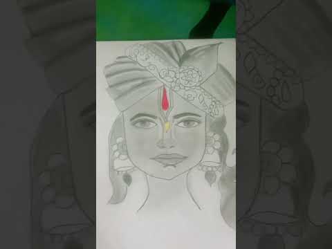 drawing of Krishna##@palak.31 ## - YouTube