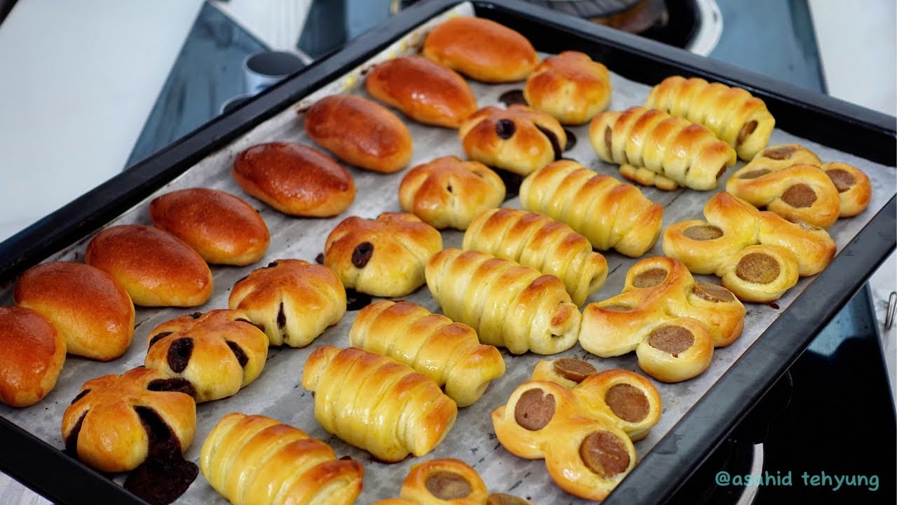 TUTORIAL LENGKAP: CARA MEMBUAT ROTI UNYIL ANEKA ISI YANG LEZAT - YouTube