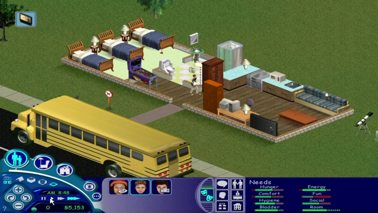 The Sims 1- School and Academic Performance - YouTube