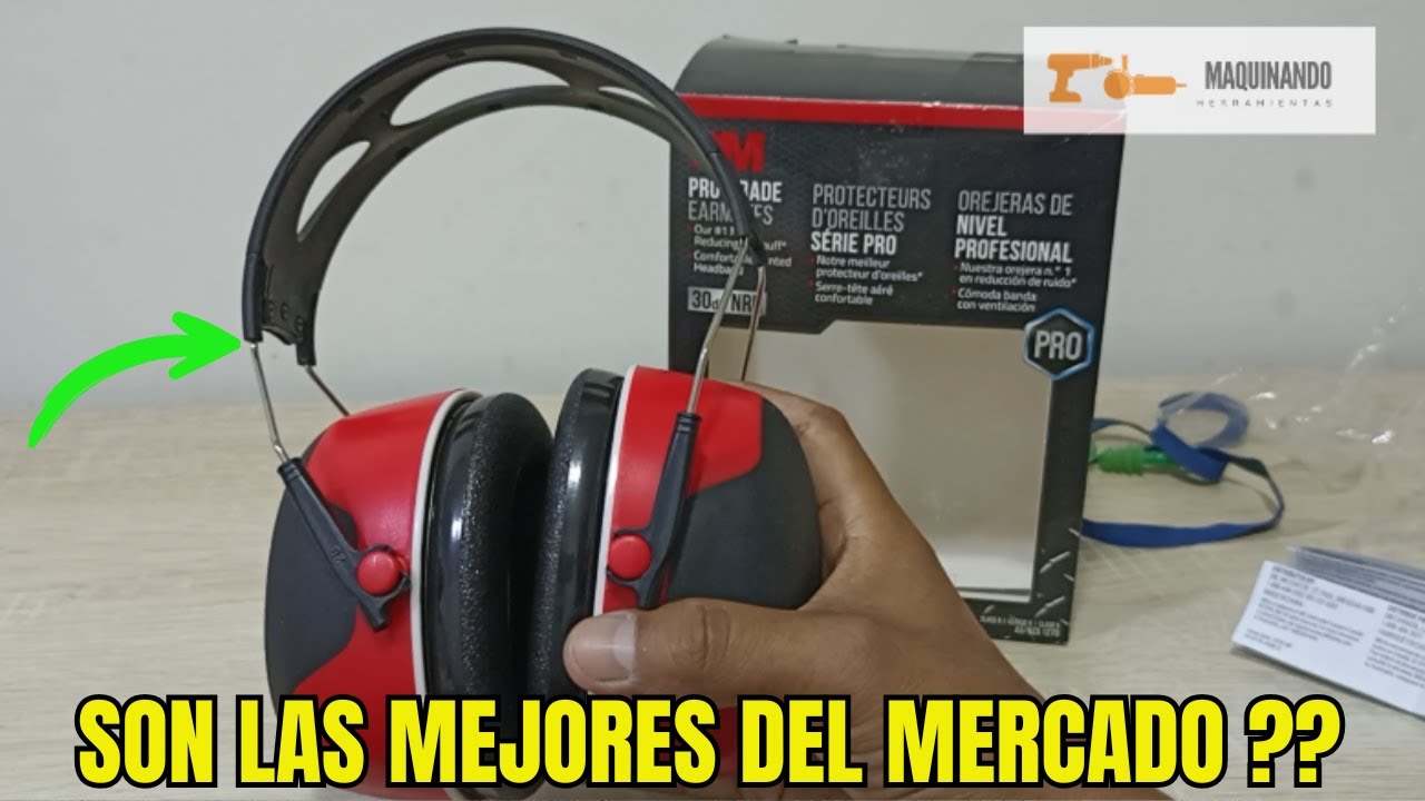 Orejeras 3M Modelo 90565 en Acción en la Obra 🚧🔴 - YouTube