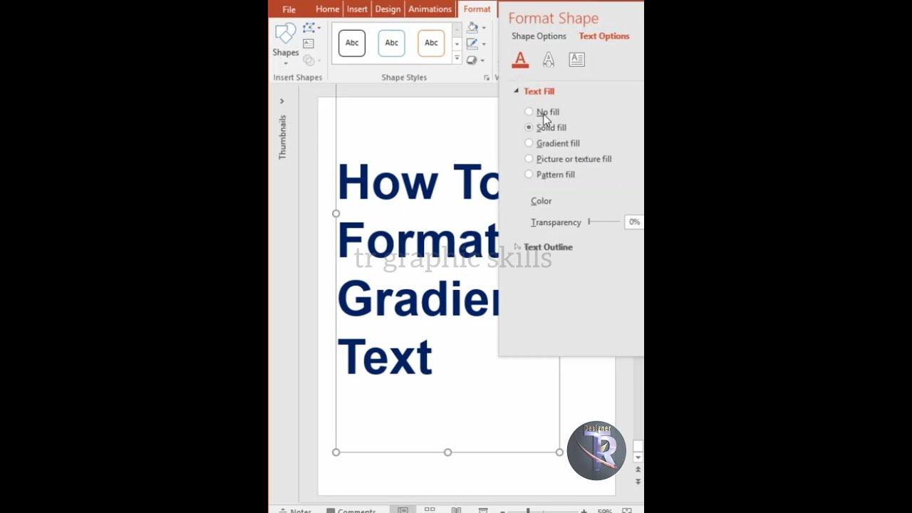 Text Gradient Fill In PowerPoint PowerPoint Useful Hacks shorts text-gradient-fill-in-powerpoint-powerpoint-useful-hacks-shorts