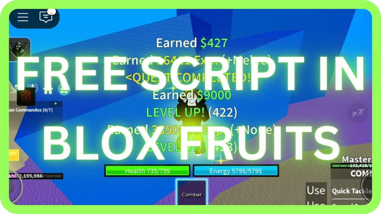 *NEW* BLOX FRUITS SCRIPT | AUTO FARM FAST LEVEL | FREE SCRIPT GUI ...