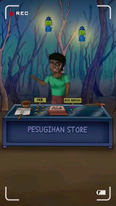 FUNNY GHOST CARTOON | PASAR HANTU #ghost #funny #cartoon #viral #pesugihan #store - YouTube
