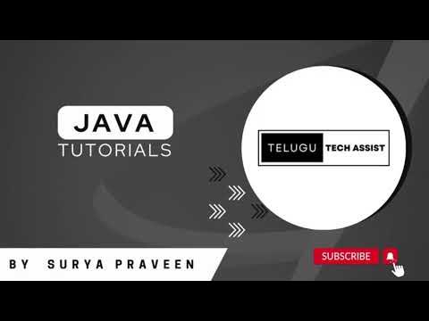 How to set up java In Telugu-03-Java In Telugu - YouTube