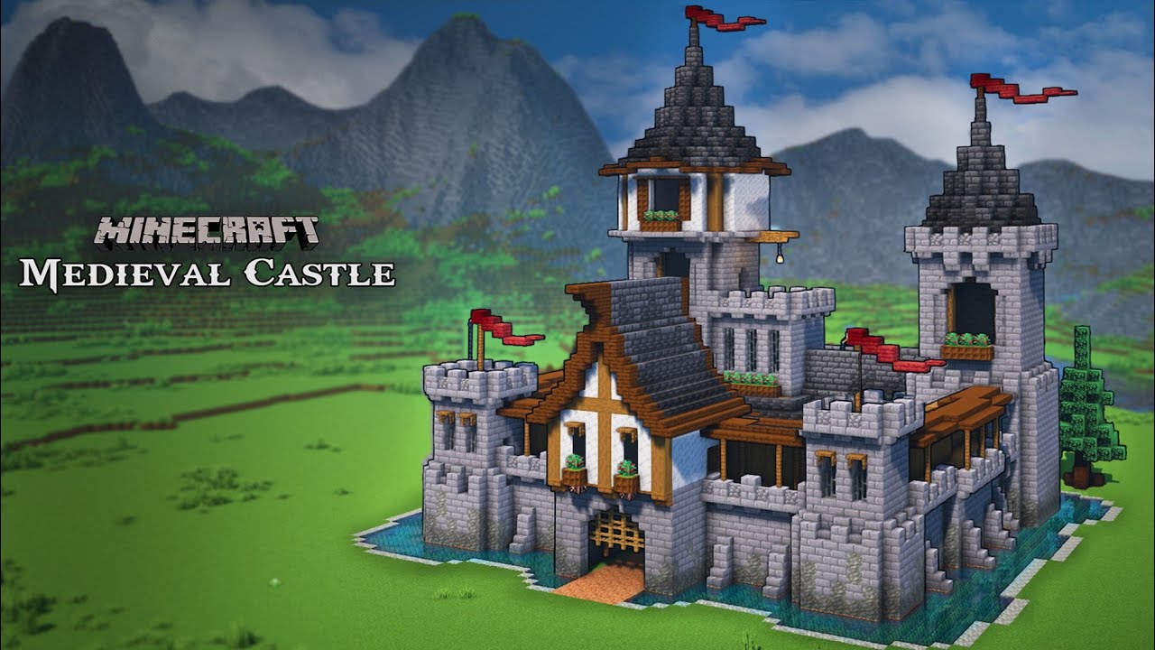 Minecraft: How To Build a Medieval Castle | Easy Tutorial - YouTube