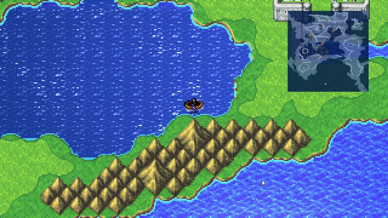 Final Fantasy 2 Pixel Remaster:Early Mysidia, Bafsk Cave and Snow ...