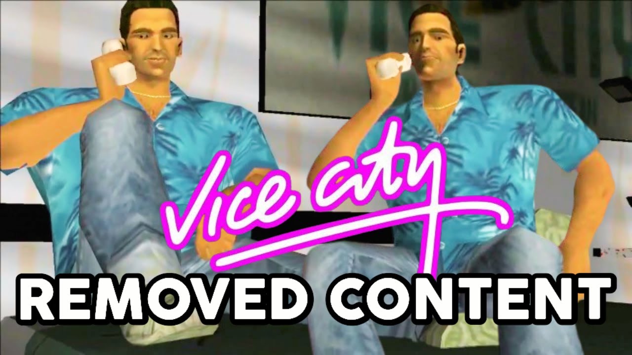Every Cut Content In Missions Of GTA Vice City - YouTube