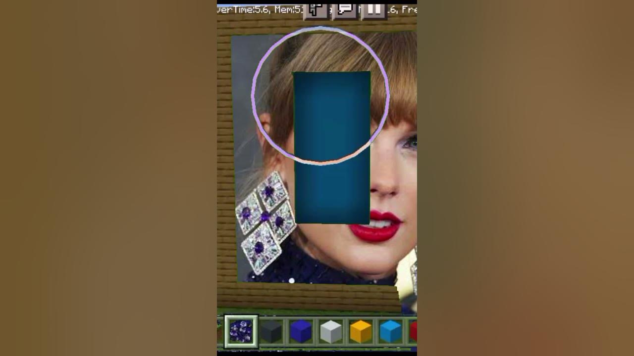 TAYLOR SWIFT PIXEL ART IN MINECRAFT - YouTube