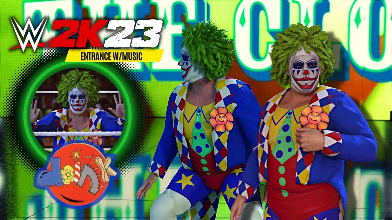 WWE 2K23 DOINK THE CLOWN Entrance & FINISHER Animation W/THEME MUSIC at ...