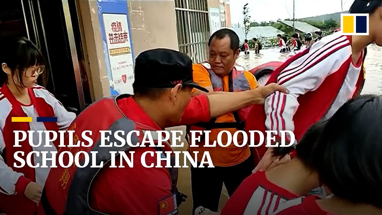 Students trapped in flooded classrooms rescued in China’s Henan ...