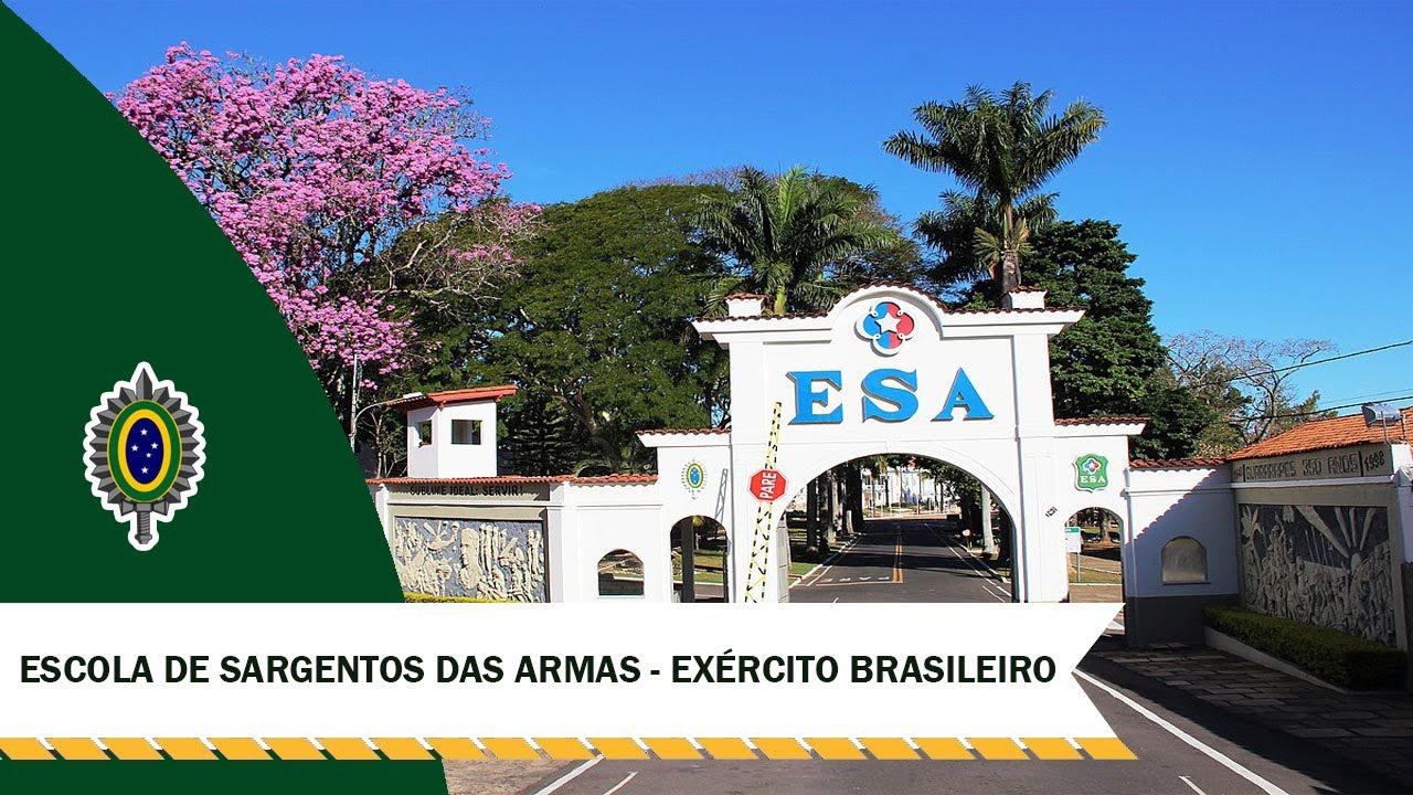 Escola de Sargentos das Armas (ESA) - Exército Brasileiro (EB) - YouTube