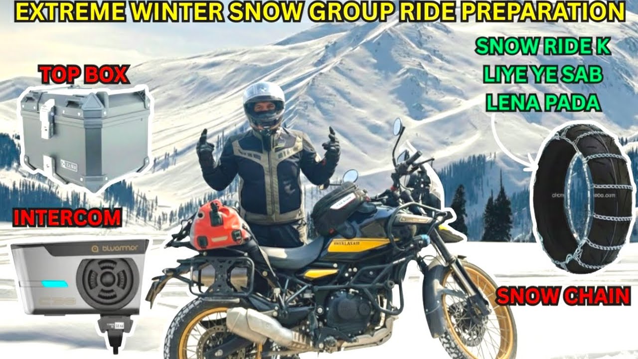 2000+ KM Extreme Snow Bike Ride Preparation - YouTube
