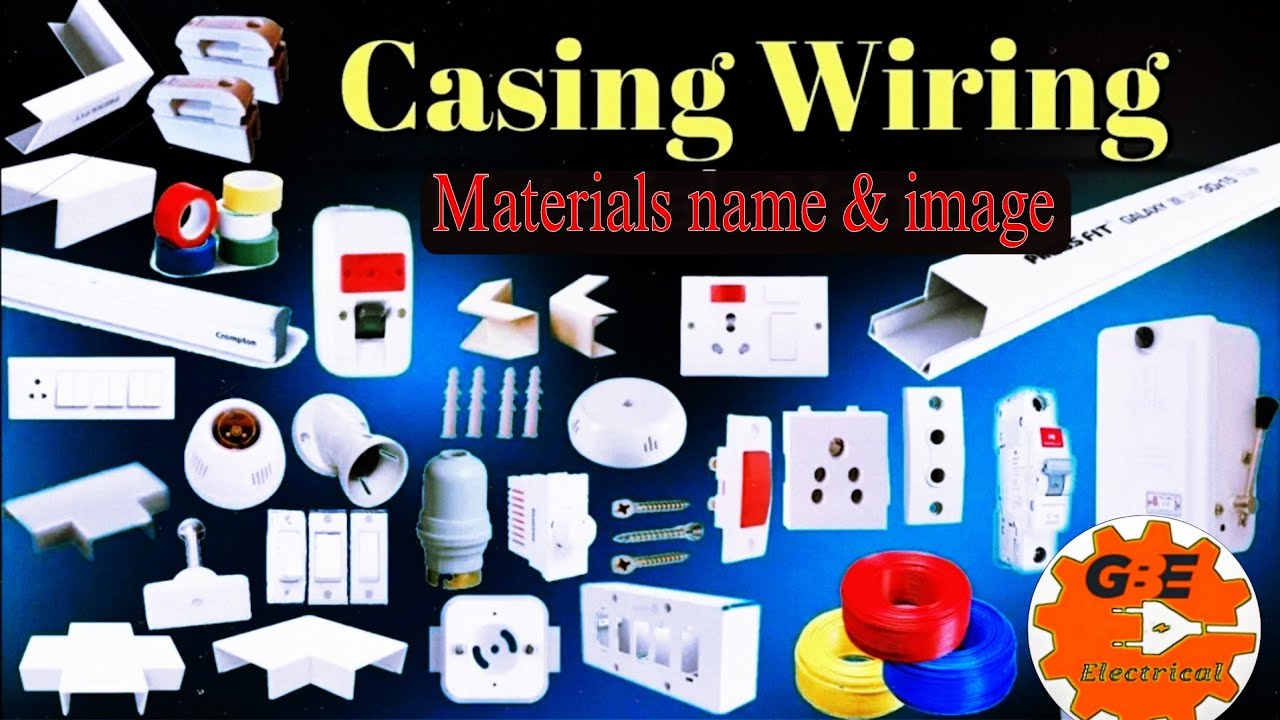 Electrical house wiring material name! इलेक्ट्रिक फिटिंग मटेरियल नाम ...