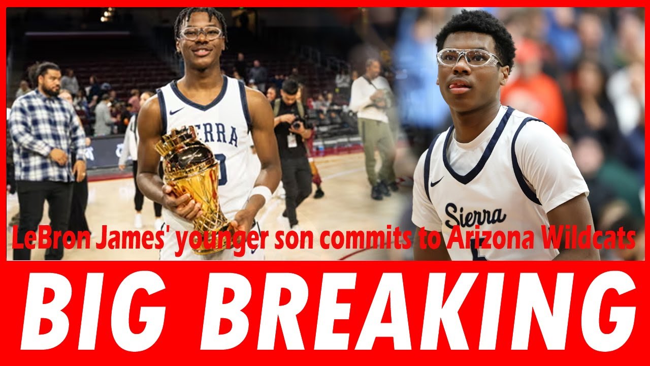 LeBron James' younger son commits to Arizona Wildcats - YouTube