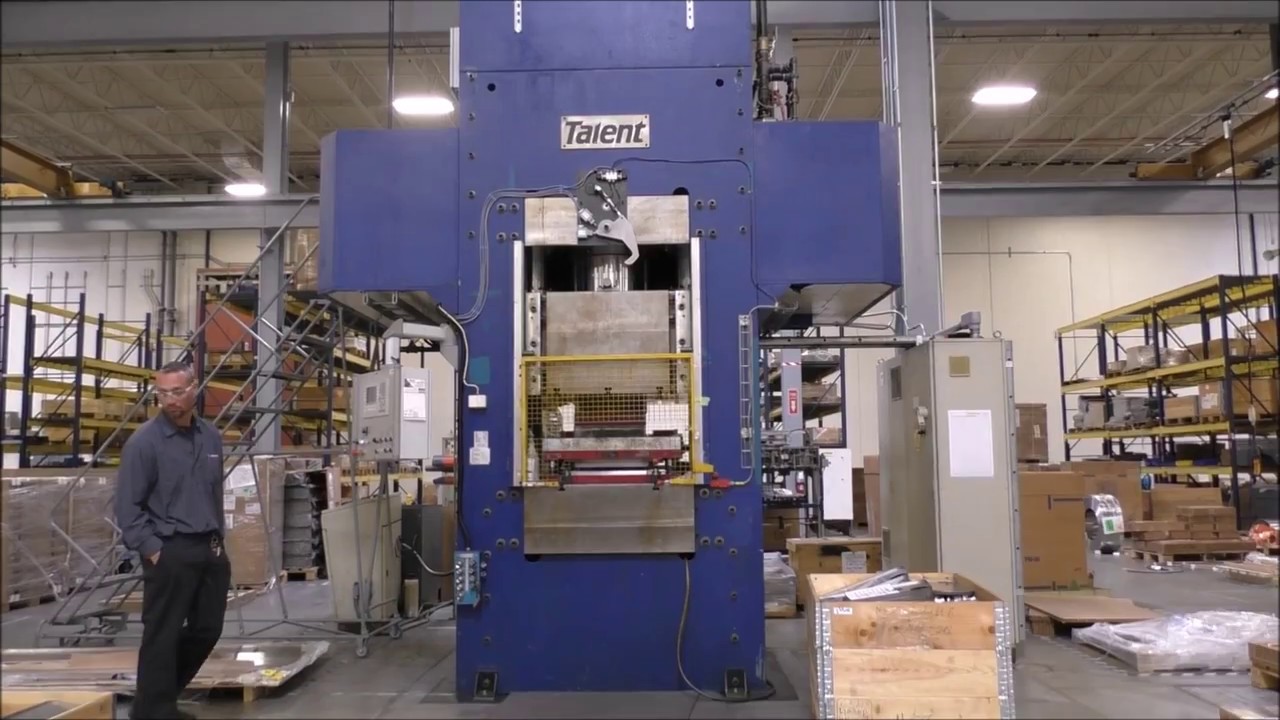 APT Talent Hydraulic Press 1400 ton - YouTube