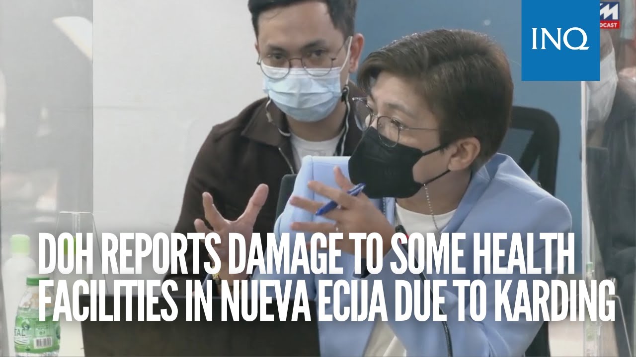 DOH reports damage to some health facilities in Nueva Ecija due to ...