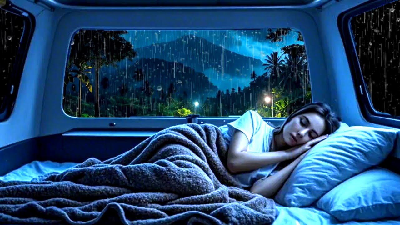 Goodbye Stress in 3 Minutes to Deep Sleep with Sounds Rain and Thunder ...