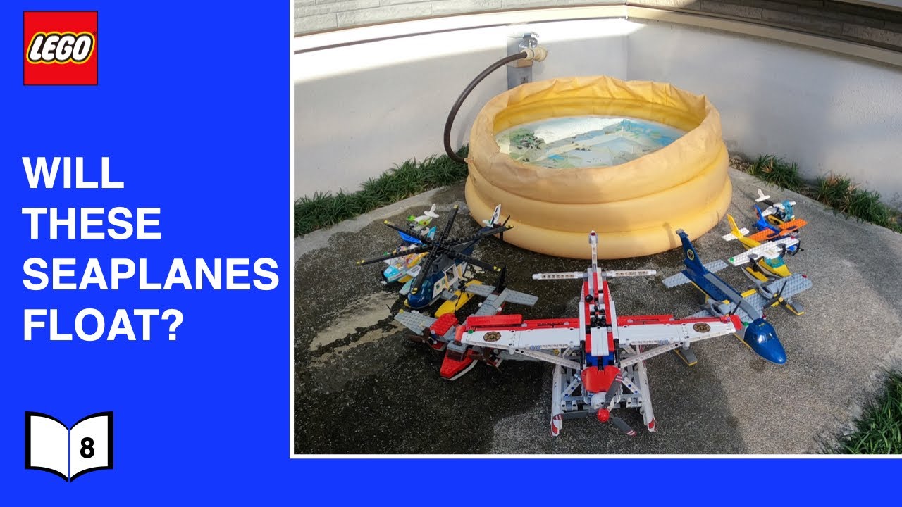 Do these LEGO seaplanes float? #8 - YouTube