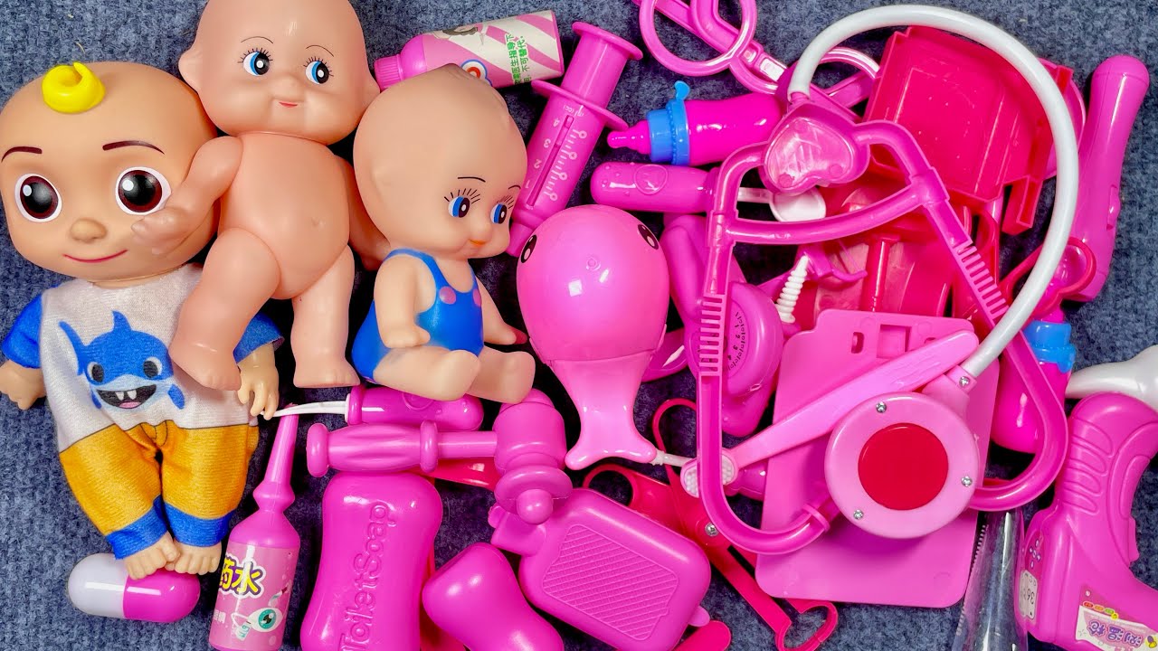4 Minutes Satisfying with Unboxing Cute Baby and Doctor Care playset🌻 ...