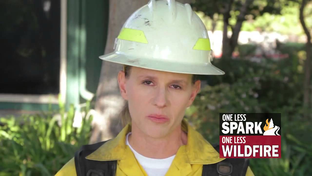 Firefighters Request "One Less Spark, One Less Wildfire" PSA 30 seconds ...