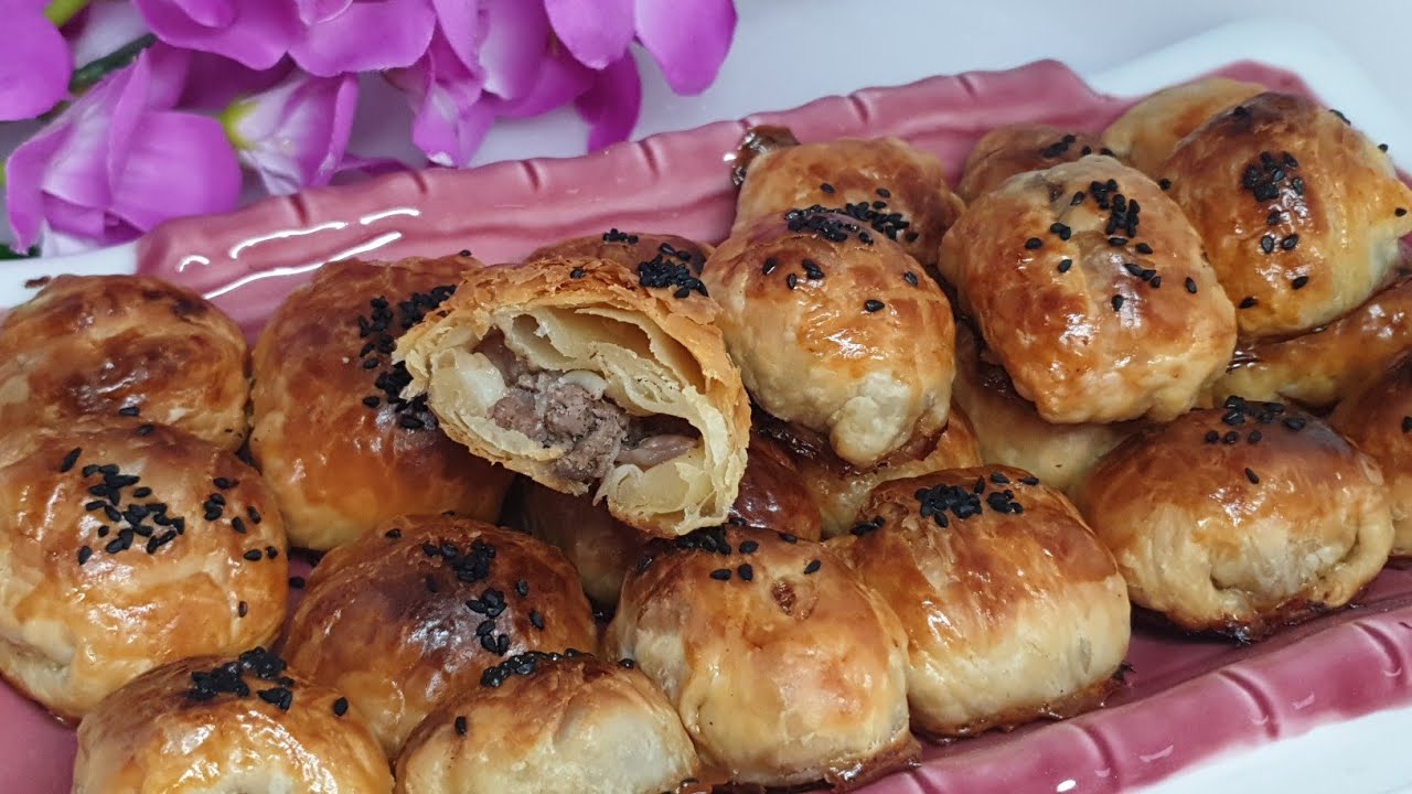 فرموزة اللحم -بعجينة البف -Farmouza Meat - YouTube