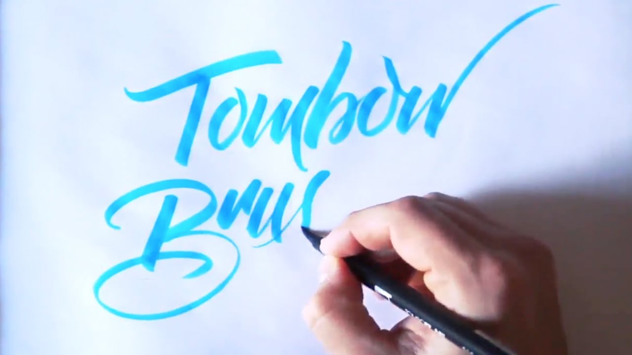 Writing Calligraphy with Watercolours | We Are Calligraphy Episode 9 ...