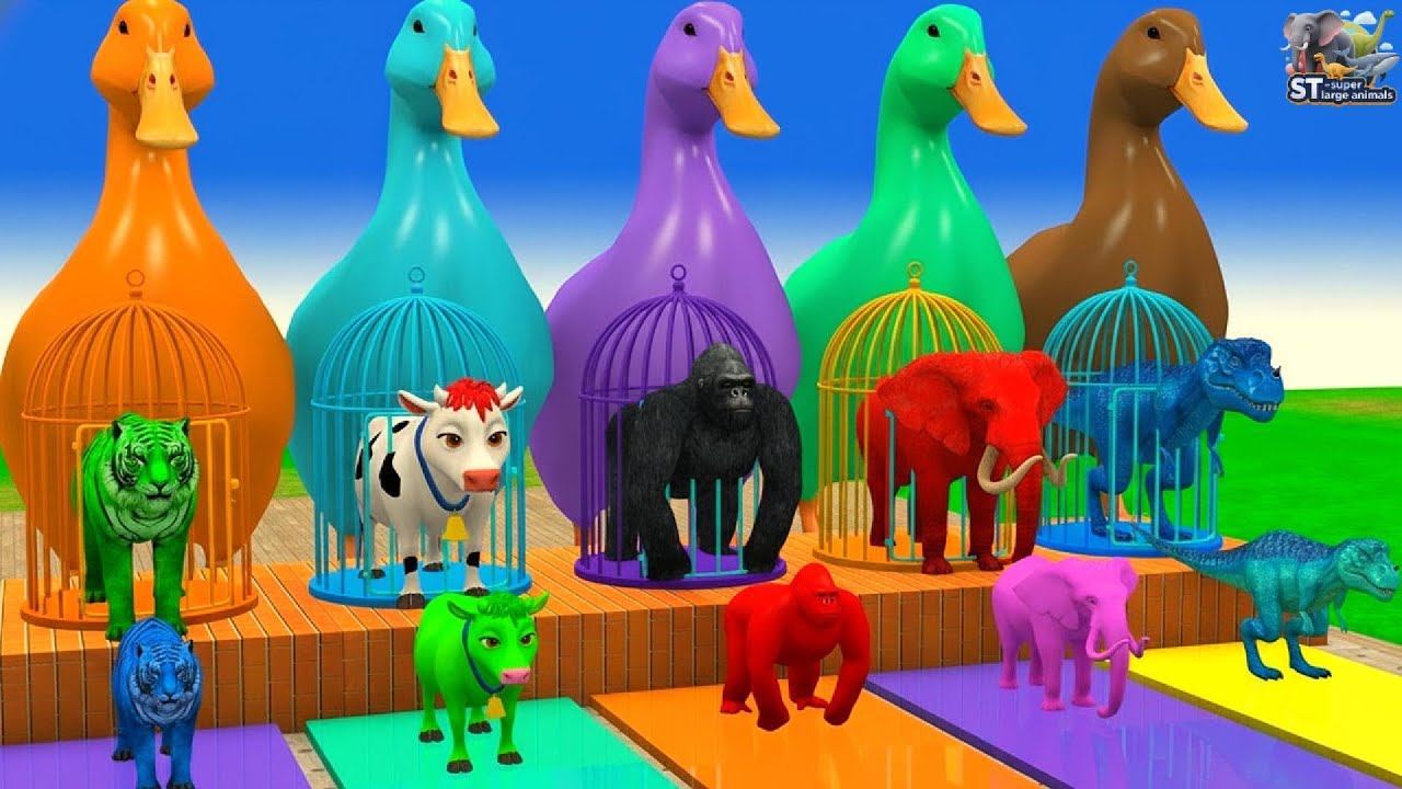 5 AMAZING 3D Animal Slide Secrets Revealed - YouTube
