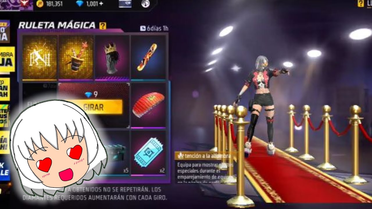 ME SAQUE EL EMOTE DE LA ALFOMBRA ROJA CON SOLO 1000 Diamantes 😻# ...