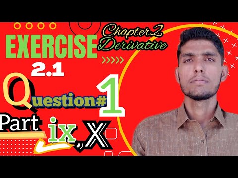12th Class Math Ch2,Exercise2.1 Question 1 part(ix,x) - YouTube