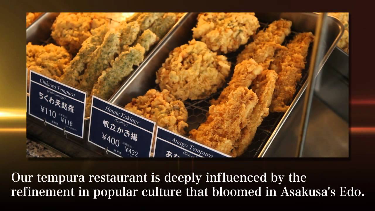 Tempura and Japanese dishes Aoi Marushin - YouTube