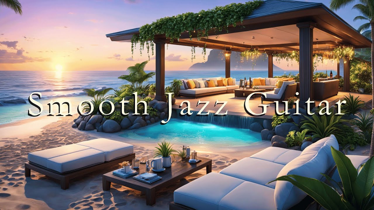 Smooth Jazz Guitar Lounge Music For Relaxing, Studying, Sleeping – Café ...