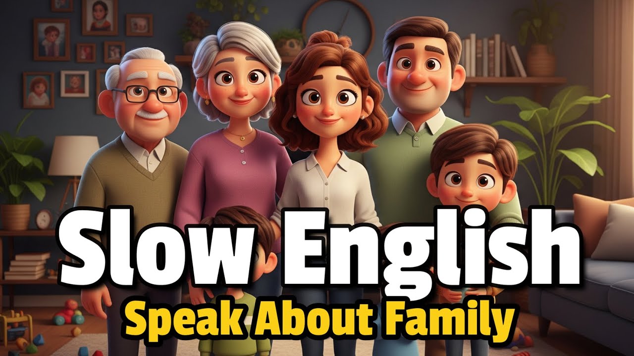 Talk About My Family in English 🏡 | Easy English Conversation Practice ...
