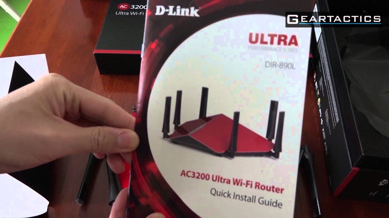 D Link Wireless AC3200 Tri Band Gigabit DIR 890L Router Review ...