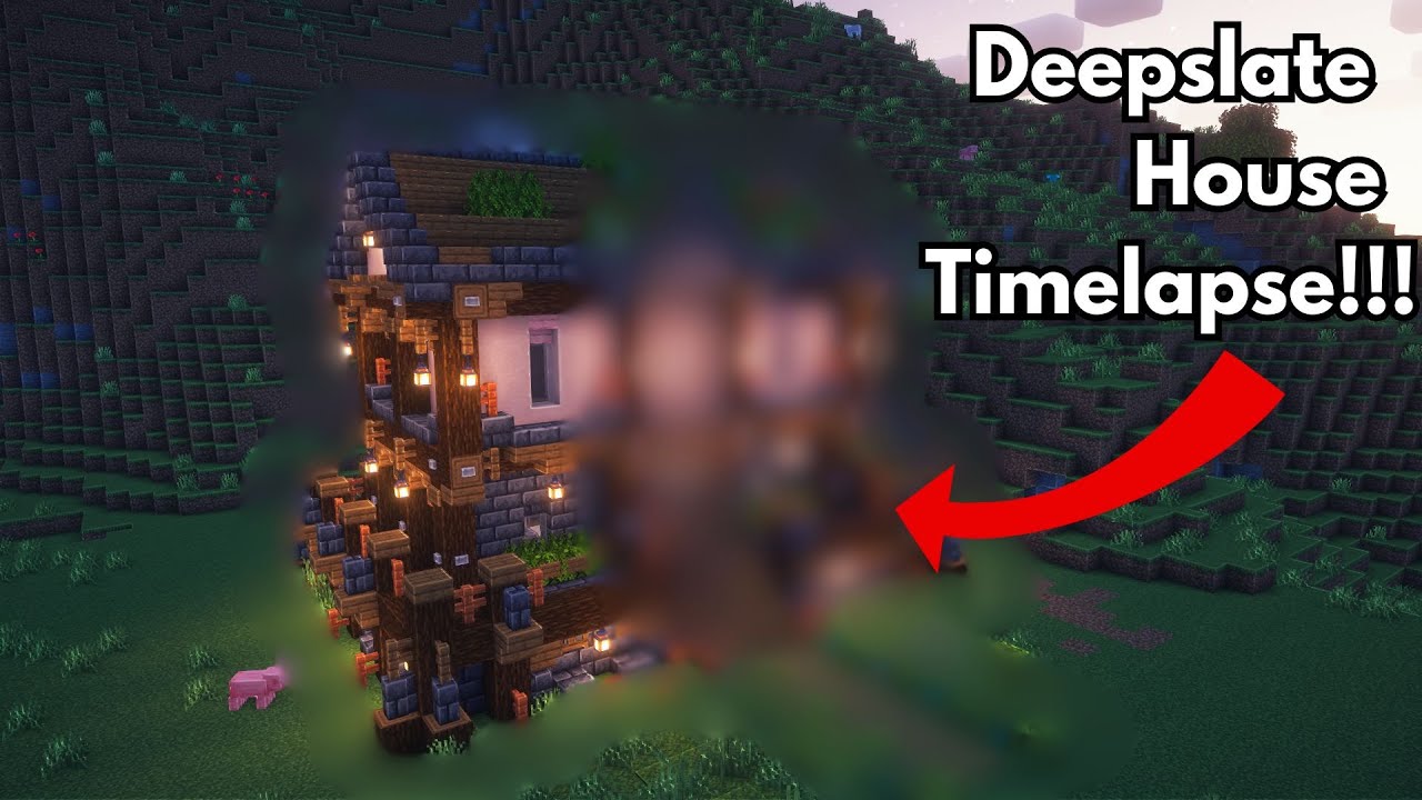 Building A Deepslate and White Terracotta House in Minecraft for My ...