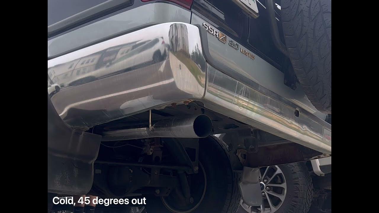 1990-1995 KZN130 1KZ-TE Hilux Surf 3" PPD Exhaust - YouTube