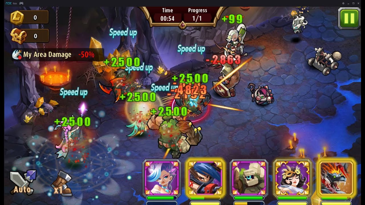 Magic Rush Heroes - Coco buff applies to Aurai heal :) - YouTube