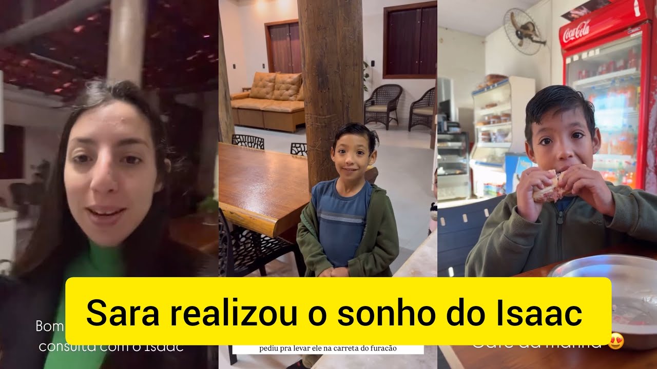 Sara Kellen realizou o sonho do Isaac - YouTube
