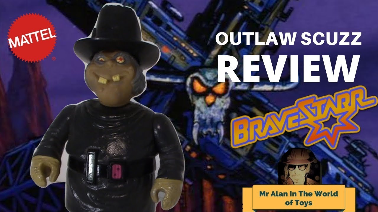 Mattel BraveStarr Toys - Outlaw Scuzz Review - YouTube