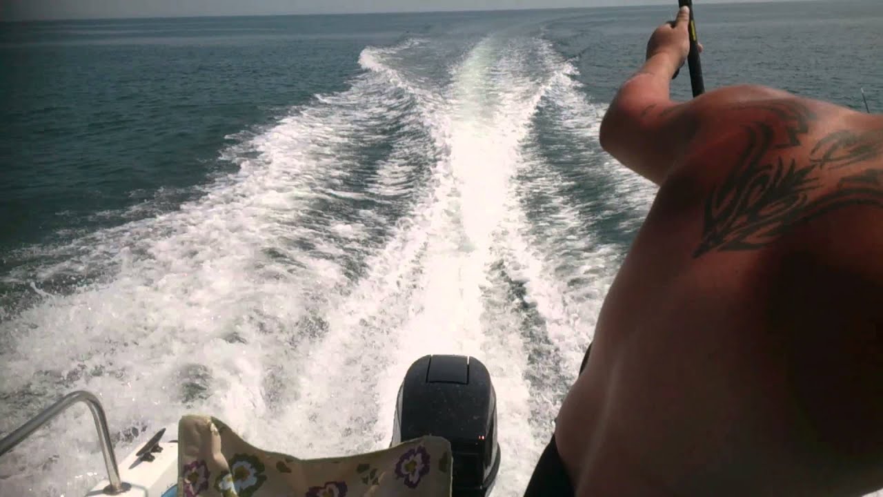 Wilson flyer 17' 55hp Yamaha outboard - YouTube