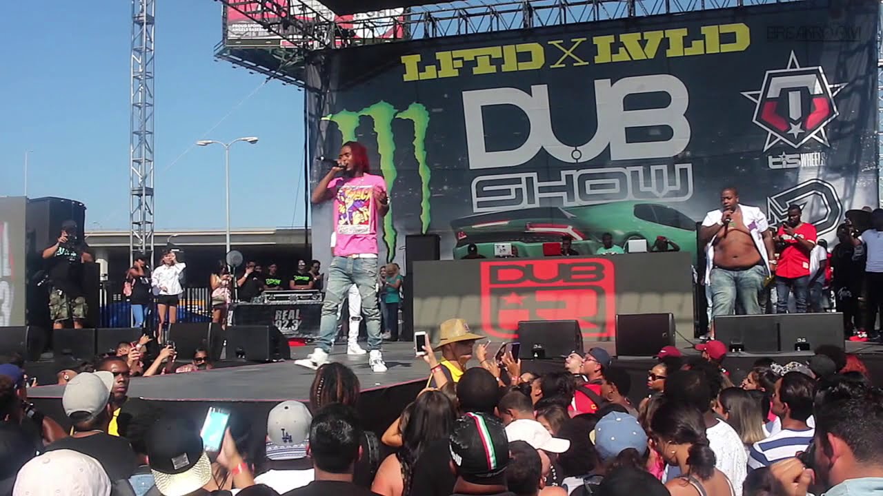 Fetty Wap Performing At Dub Car Show LA 2017 - YouTube