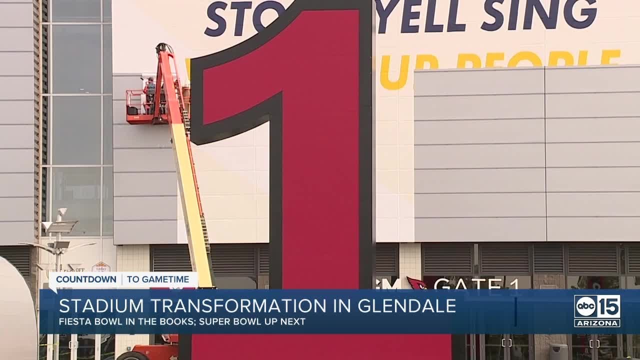State Farm Stadium in Glendale to transform for Super Bowl LVII in ...