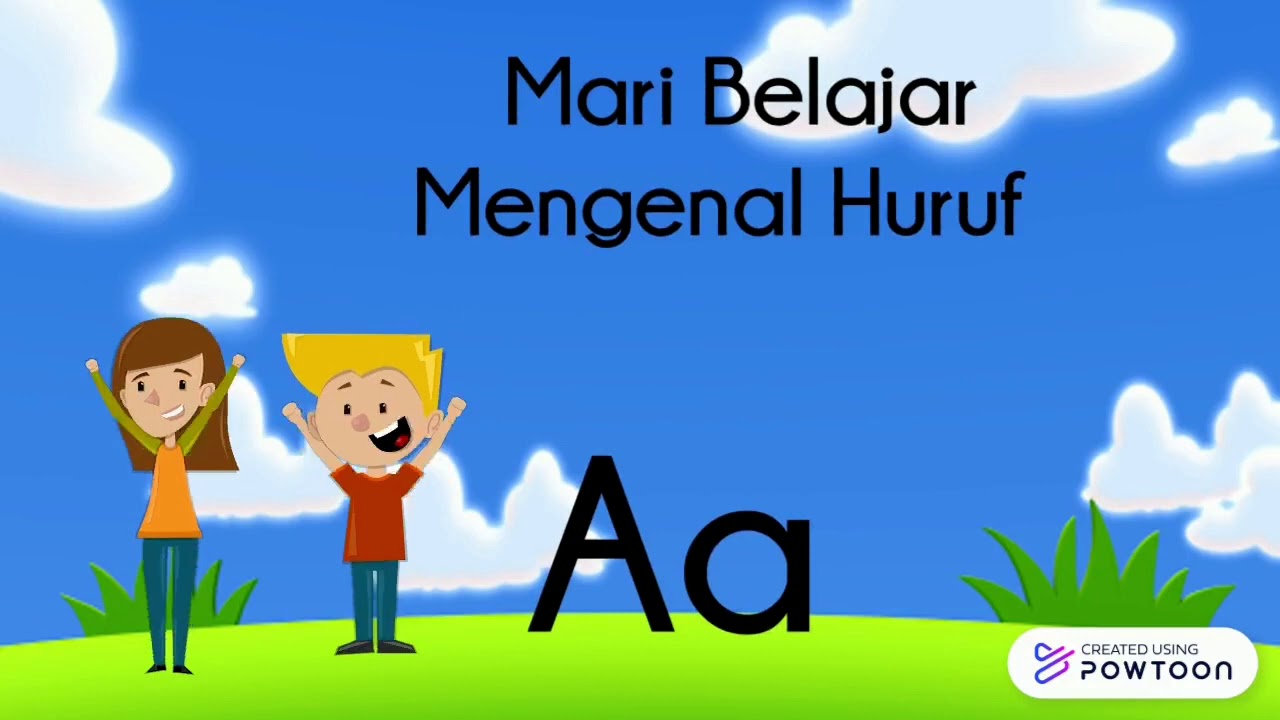 Mengenal Huruf Aa / Bahasa Indonesia / KG- A/week 1 term 1 - YouTube