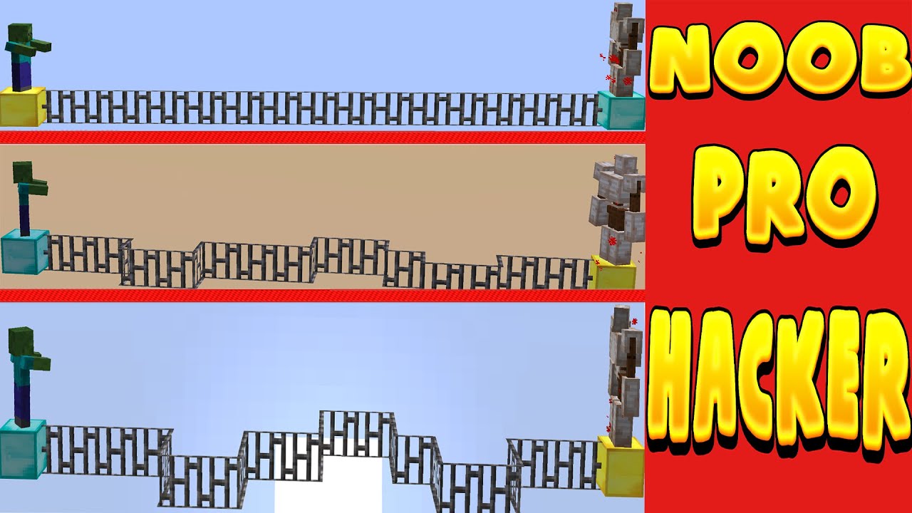 NOOB vs PRO vs HACKER Balance Test Fnaf Zombie Vs carminite golem - YouTube