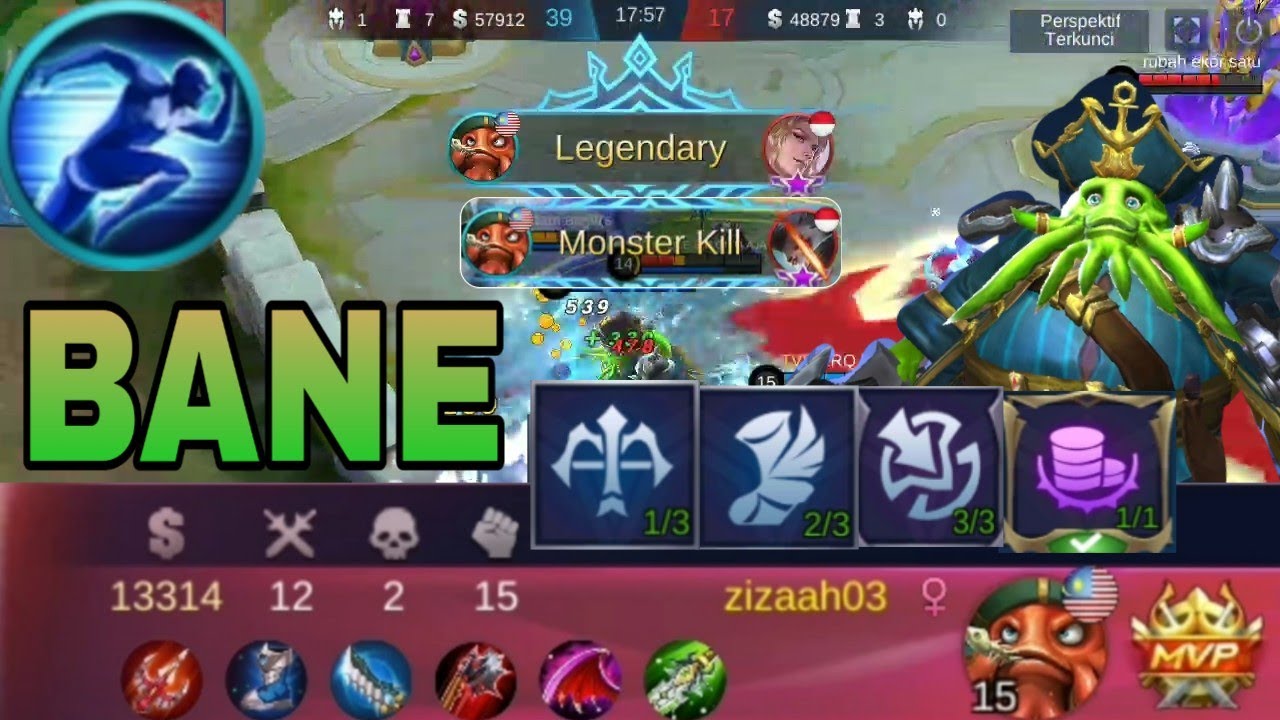 BANE LEGENDARY , MOBILE LEGEND 2020 - YouTube
