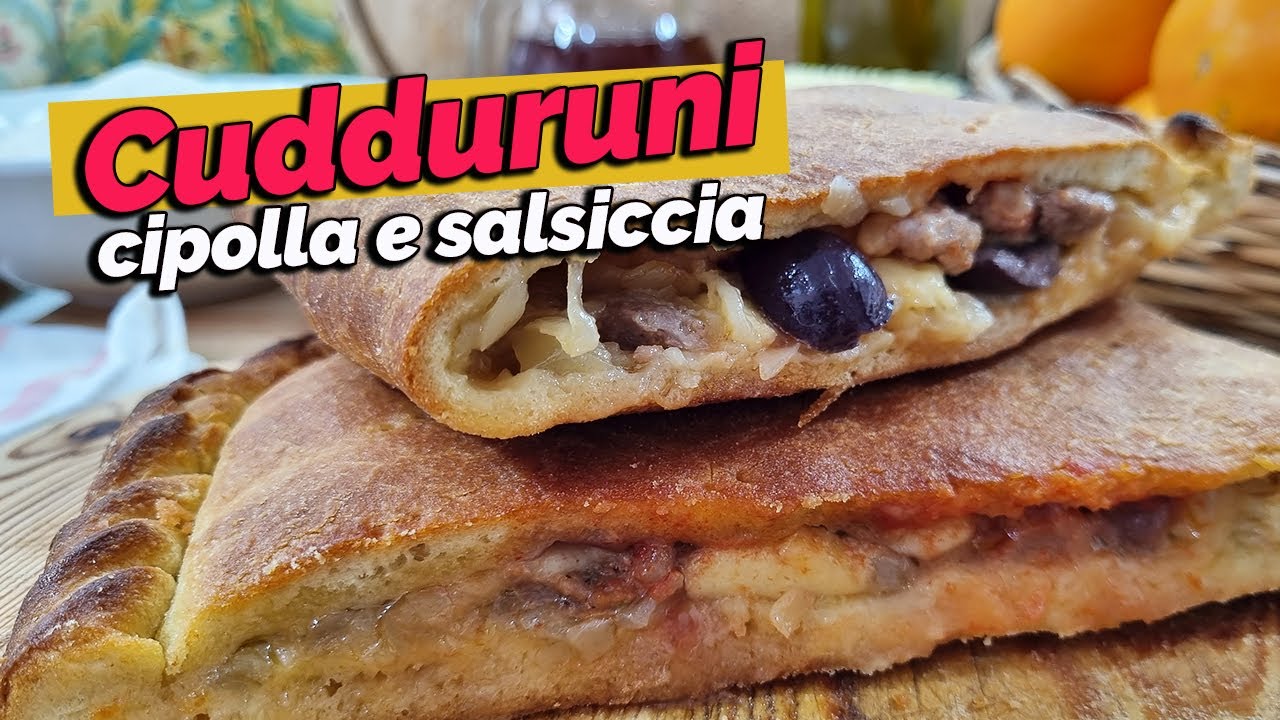 Cudduruni con cipolla e salsiccia - YouTube