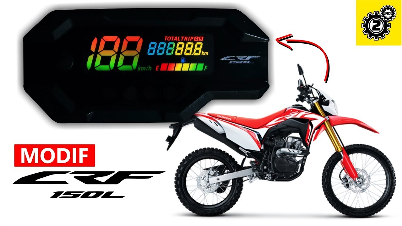 Speedometer Custom Honda CRF 150 - YouTube