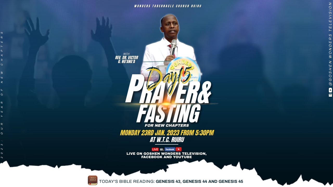 DAY 15 OF 21 DAYS NEW CHAPTER Prayer and Fasting | 23rd January 2023 ...